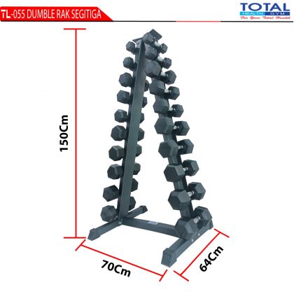 Dumbel Set Hexagonal TL-055 — Total Fitnes
